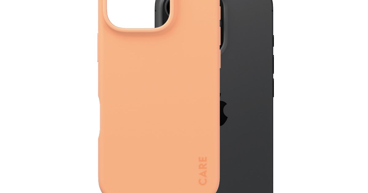 CARE by PanzerGlass® Fashionable Case Peachy iPhone 16 Pro