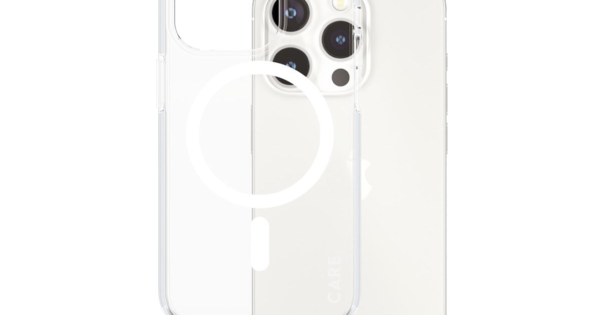 CARE by PanzerGlass® Flagship Case Transparent Urban Combat w. White M
