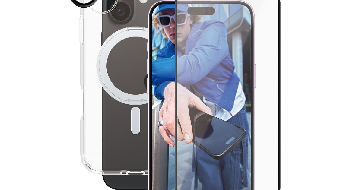 CARE™ by PanzerGlass® 3-in-1 Ceramic Bundle iPhone 16 Plus