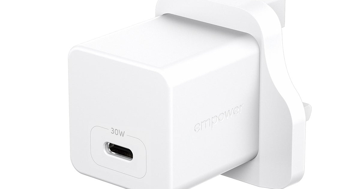 empower™ by PanzerGlass® Turbo 30W Charger Single USB-C | UK Plug | Si