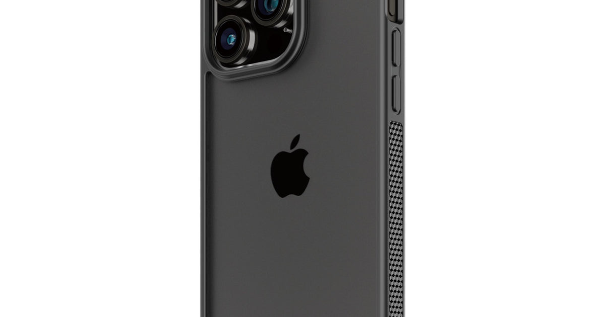 PanzerGlass® ClearCase Transparent w. Black Frame & D3O® iPhone 15 Pro